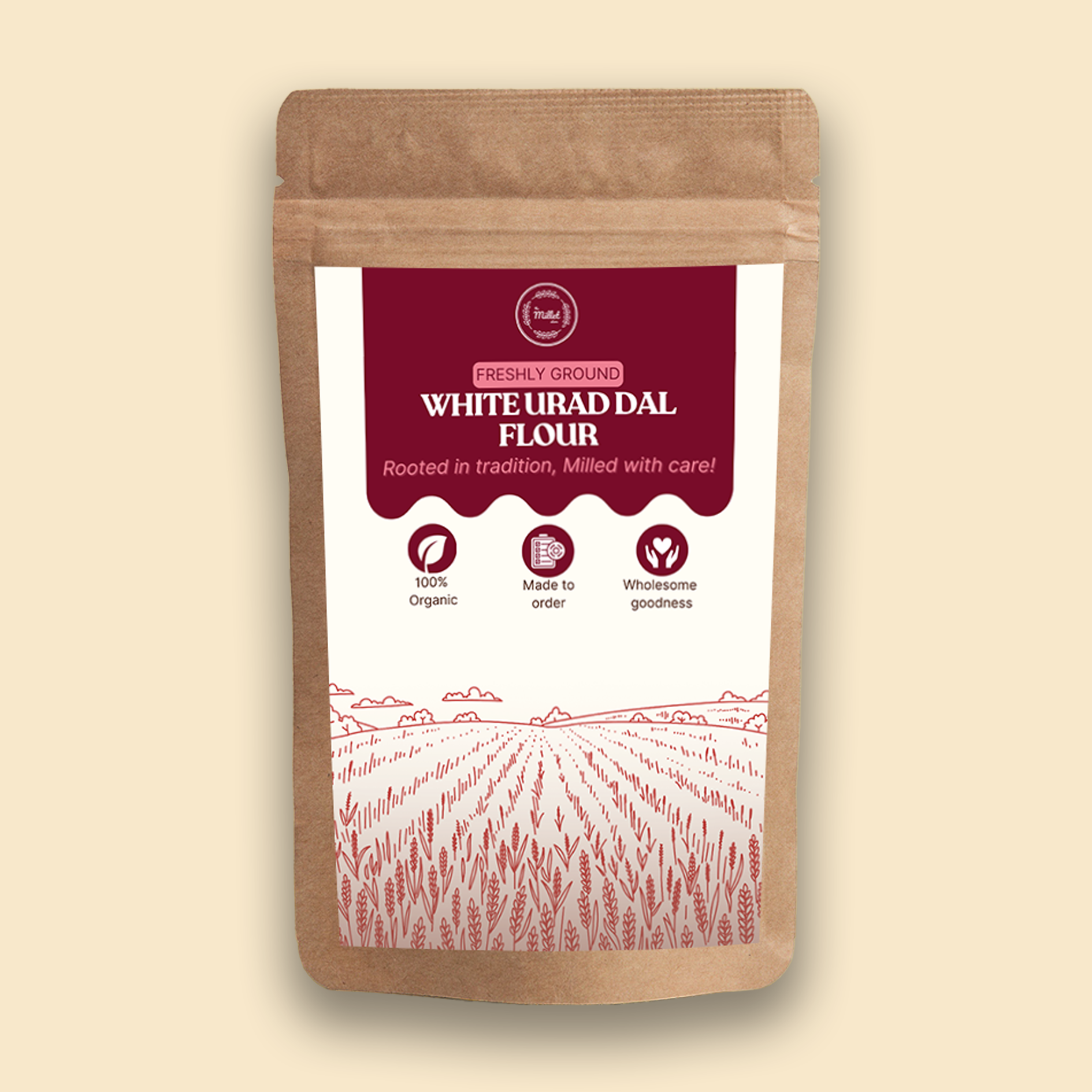 White Urad dal Flour - The Millet Store
