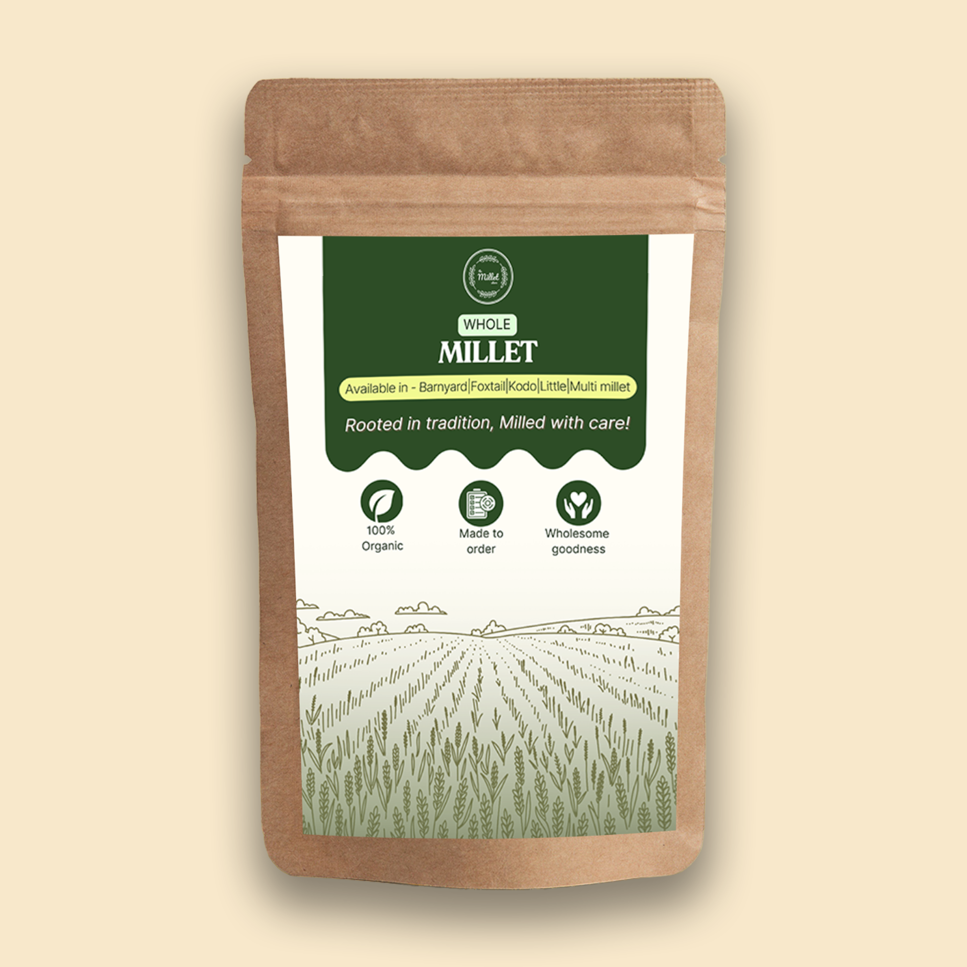 Whole Unpolished Millets | Barnyard Millet | Foxtail Millet | Kodo ...