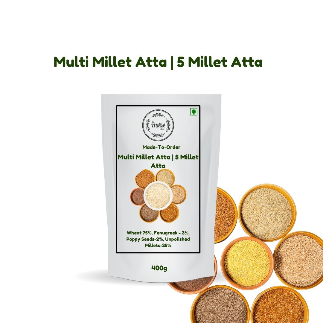 Multi Millet Atta (5 Millets) - The Millet Store