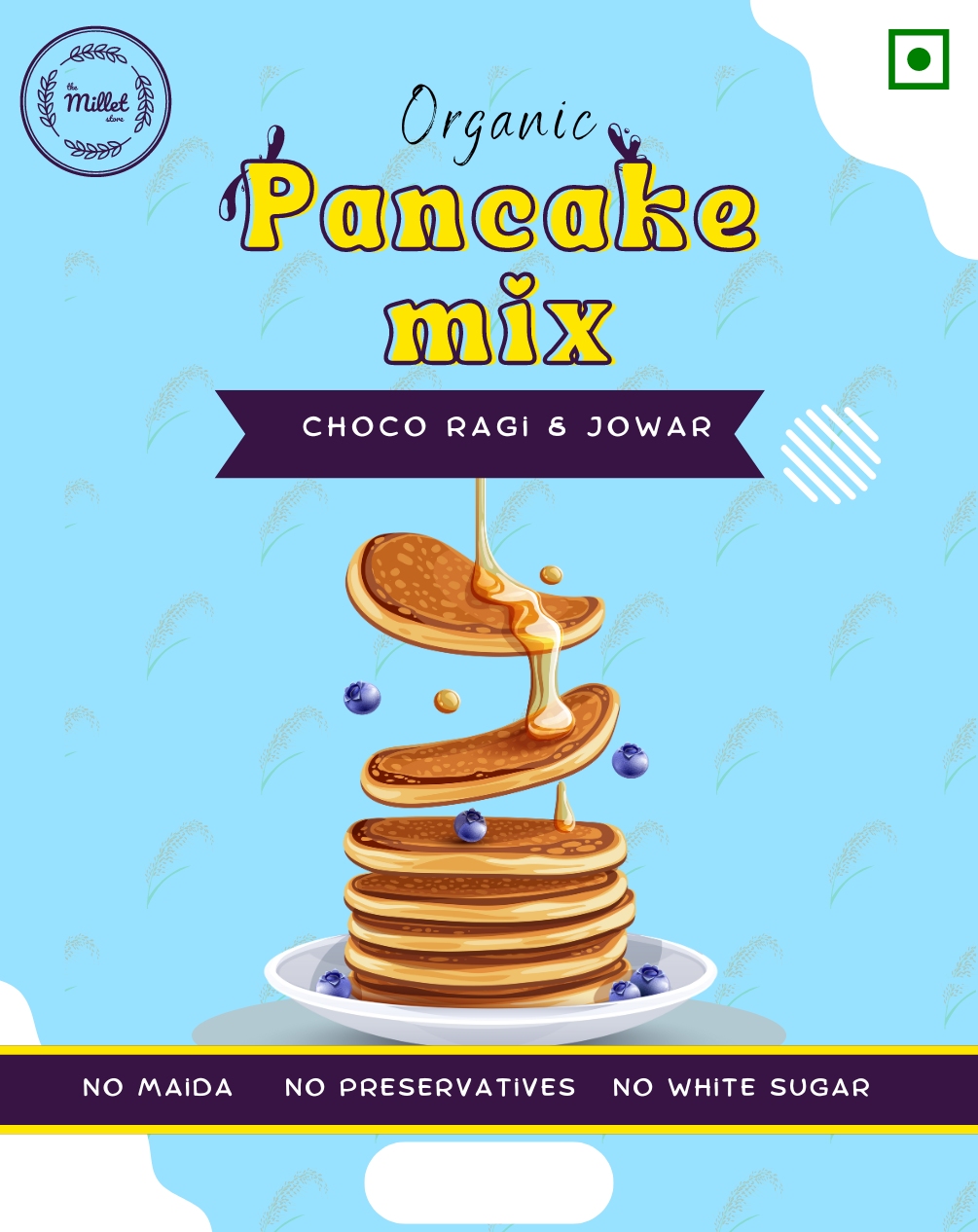 Choco Ragi & Jowar Pancake - The Millet Store