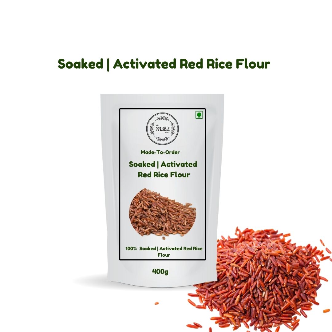 Soaked | Activated Red Rice Flour - The Millet Store