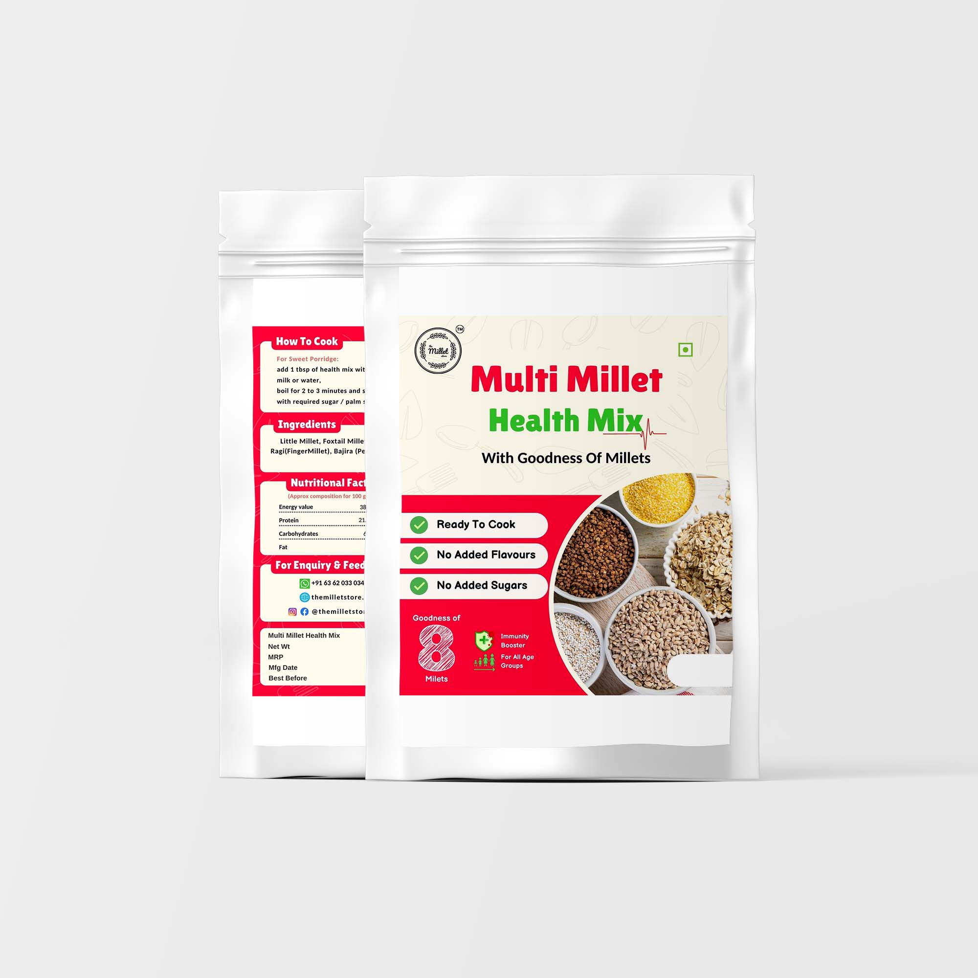 Activated Multi Millet Health Mix - The Millet Store