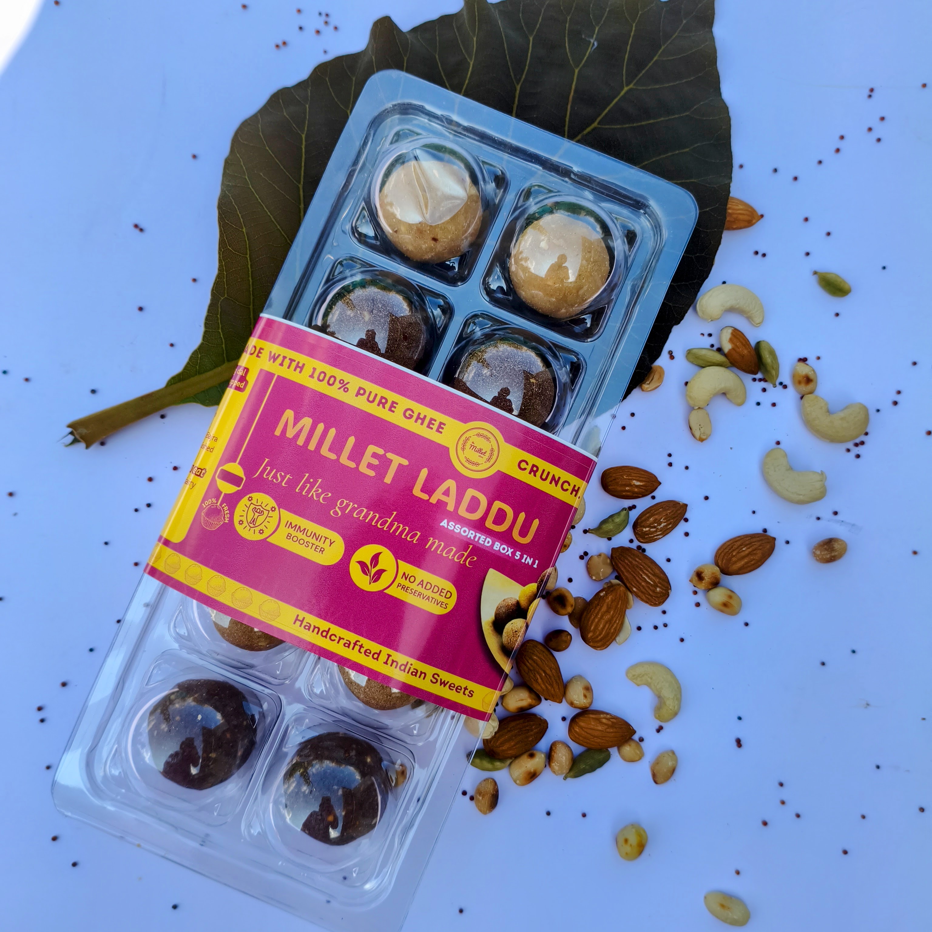 5-in-1 Laddu Combo Box - The Millet Store